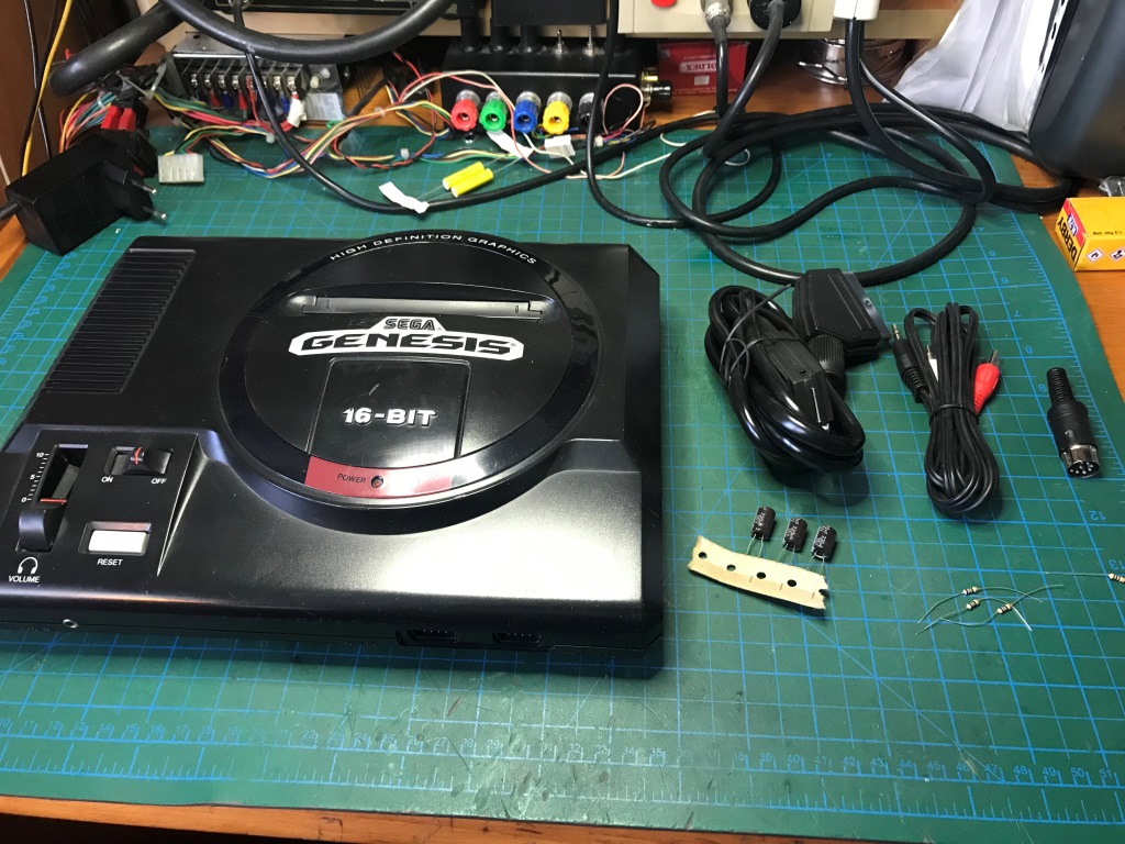 Sega Genesis - MegaDrive 1 RGB SCART Kablo Yapımı