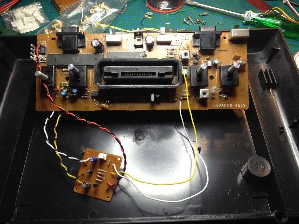 [MOD] Atari 2600 Klon için AV & S-Video Mod